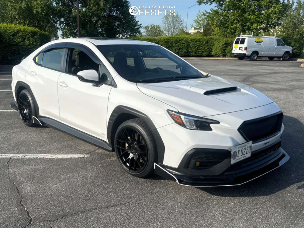 2024 Subaru WRX with 18x9.5 35 Aodhan Ah-x and 225/40R18 Nitto Neo Gen ...