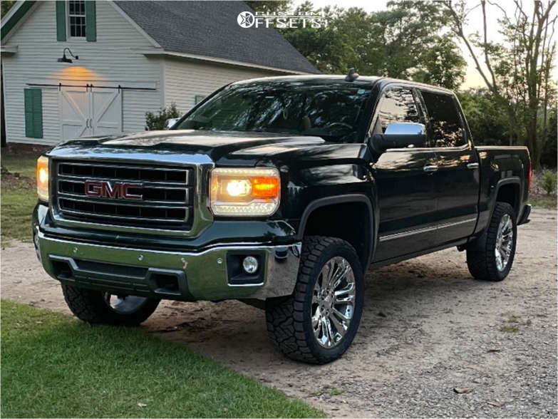 2015 GMC Sierra 1500 with 22x9 24 4Play OE Wheels Cv43 and 33/12.5R22 ...