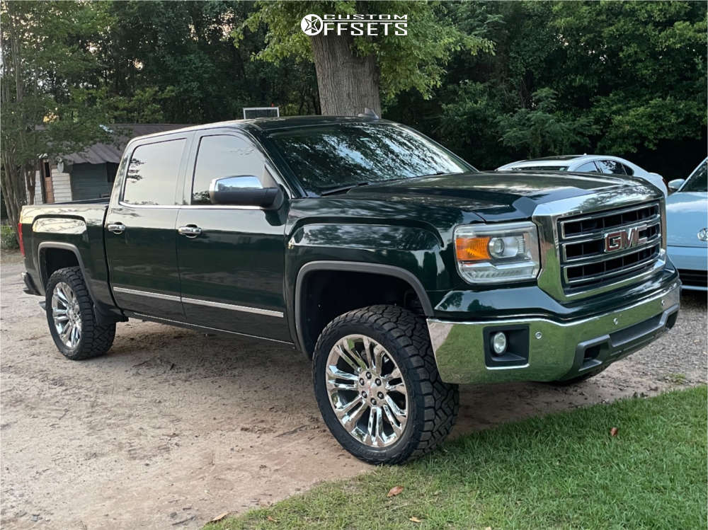 2015 GMC Sierra 1500 with 22x9 24 4Play OE Wheels Cv43 and 33/12.5R22 ...