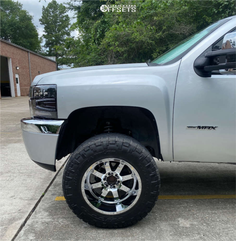 2012 Chevrolet Silverado 1500 with 20x12 -44 Gear Off-Road 726c and 37/ ...