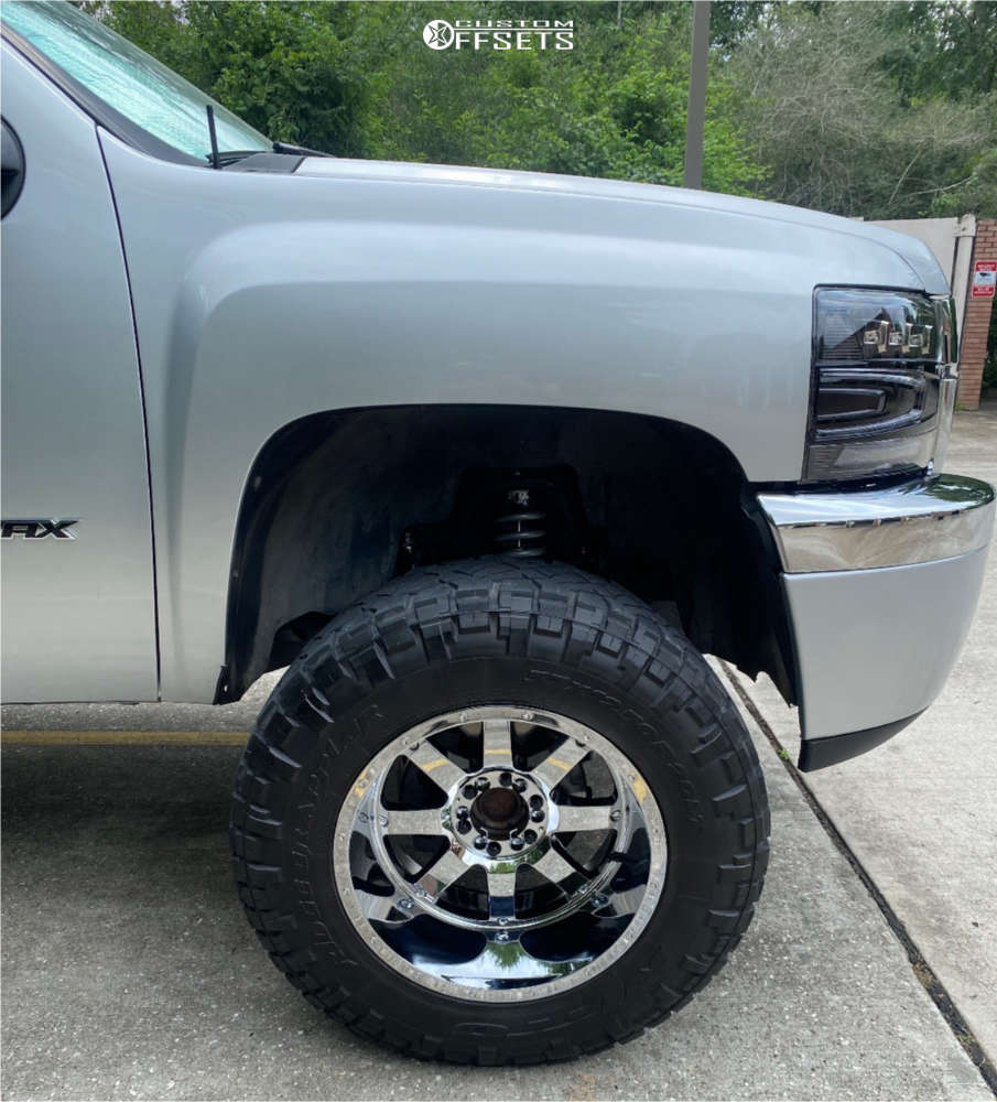 2012 Chevrolet Silverado 1500 with 20x12 -44 Gear Off-Road 726c and 37/ ...