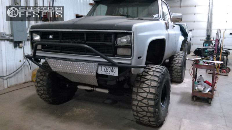 1984 GMC K1500 with 15x14 -89 Bart Wheels Super Trucker and 38/15.5R15 ...
