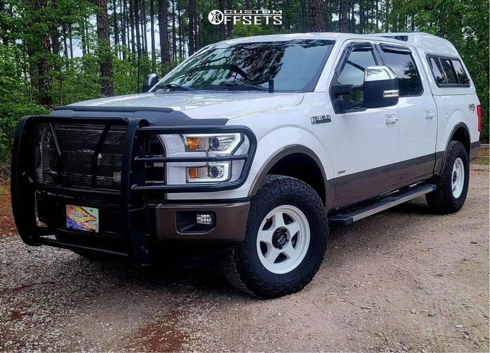 2016 Ford F-150 with 17x8.5 18 KMC Km728 and 285/75R17 Falken Wildpeak ...
