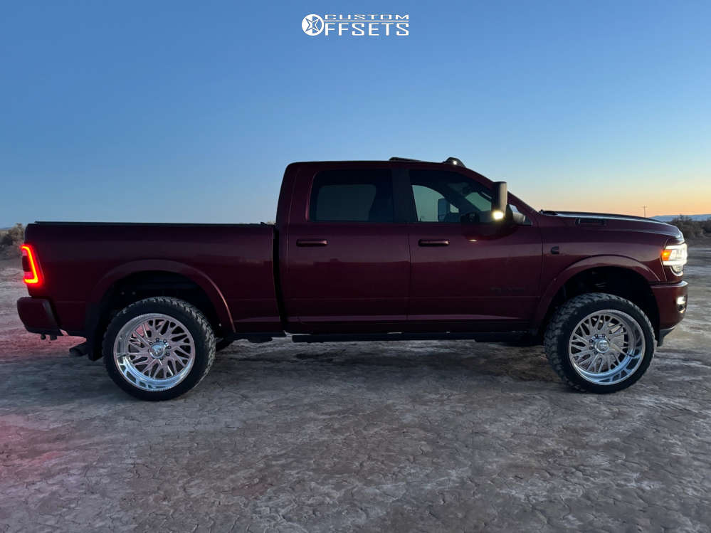 2021 Ram 2500 with 24x12 -40 American Force Nova Ss and 35/12.5R24 RBP ...