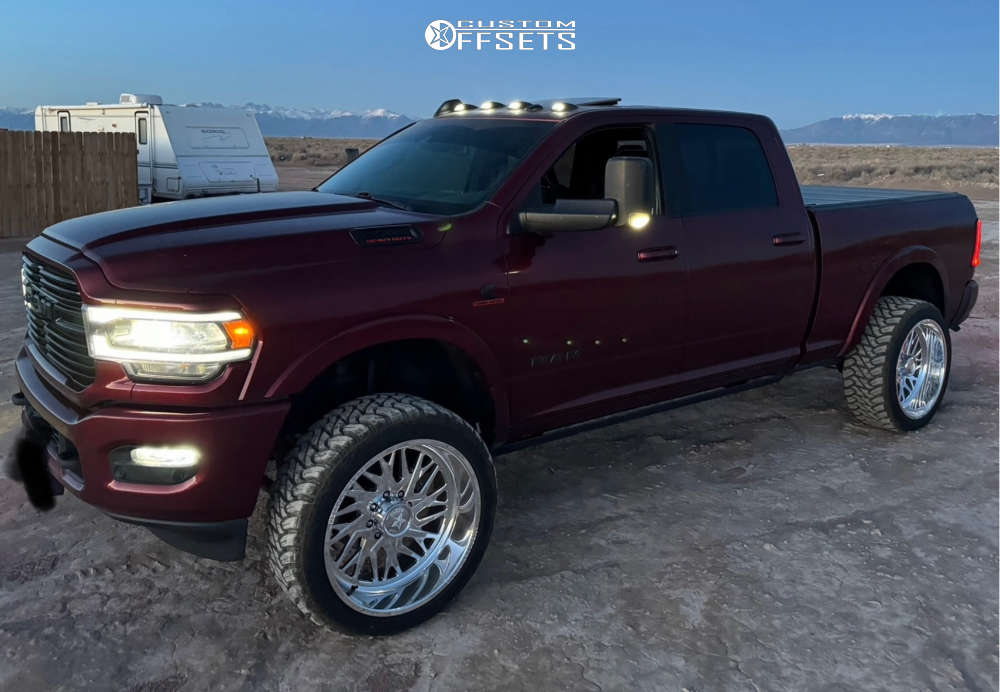 2021 Ram 2500 with 24x12 -40 American Force Nova Ss and 35/12.5R24 RBP ...