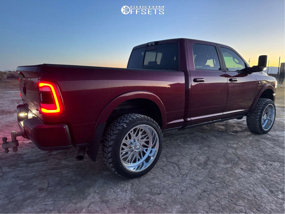 2021 Ram 2500 with 24x12 -40 American Force Nova Ss and 35/12.5R24 RBP ...