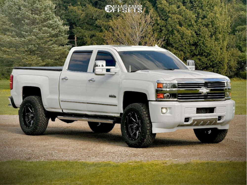 2015 Chevrolet Silverado 2500 HD with 20x10 -19 Hostile Alpha and 295 ...