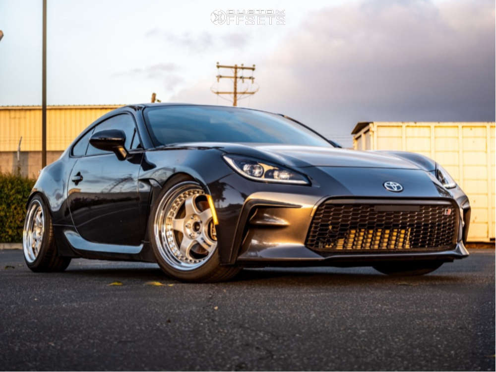 2023 Toyota GR86 with 18x9.5 37 Work Meister S1 3p and 245/40R18 Nexen ...