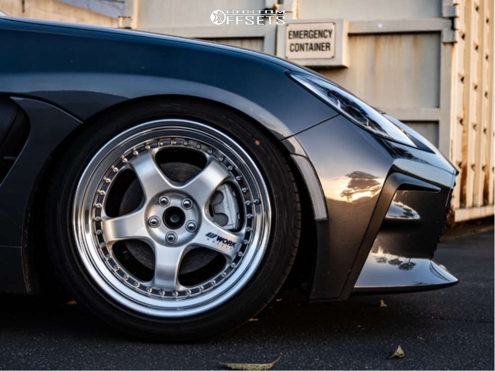 2023 Toyota GR86 with 18x9.5 37 Work Meister S1 3p and 245/40R18 Nexen ...