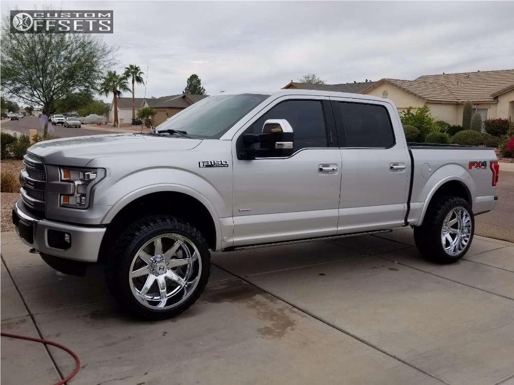 2015 Ford F-150 with 22x12 -44 Hostile Alpha and 33/12.5R22 Radar ...