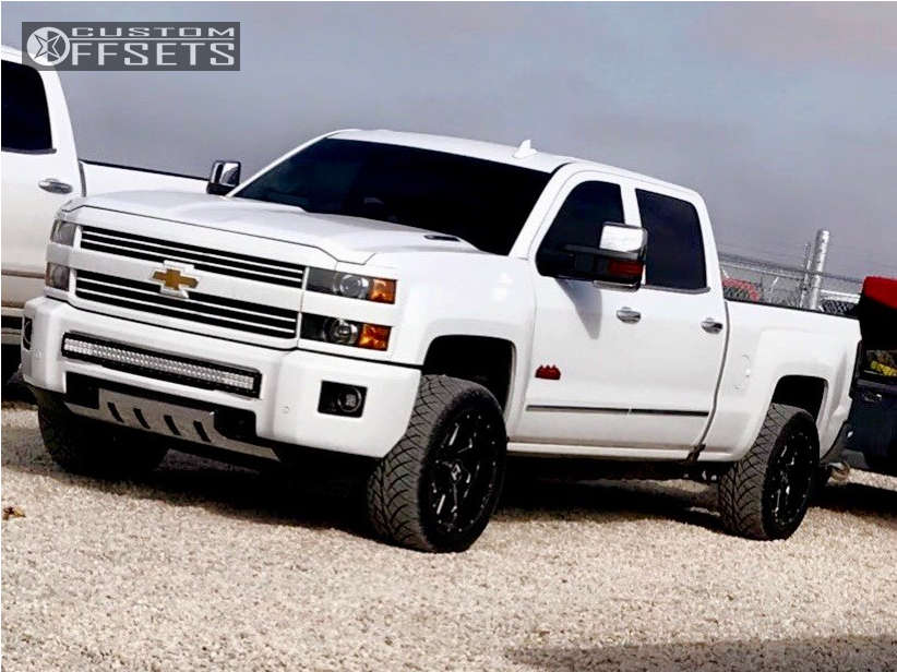 2016 Chevrolet Silverado 2500 HD with 20x10 -19 Hostile Stryker and 305 ...
