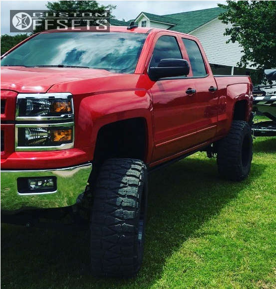 2015 Chevrolet Silverado 1500 with 20x12 -44 Moto Metal Mo976 and 37/13 ...