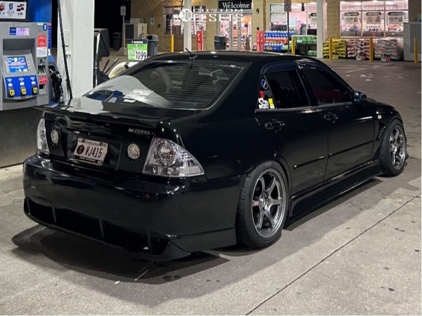 2003 Lexus IS300 with 17x9 22 Gram Lights 57dr and 245/40R17 Kenda ...