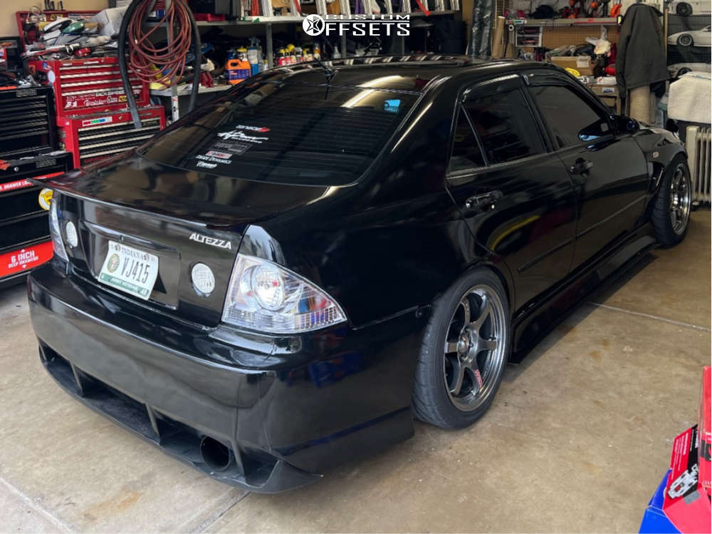 2003 Lexus IS300 with 17x9 22 Gram Lights 57dr and 245/40R17 Kenda ...