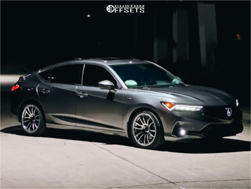 2023 Acura Integra with 18x8.5 33 AVID1 Av20 and 235/40R18 Continental ...