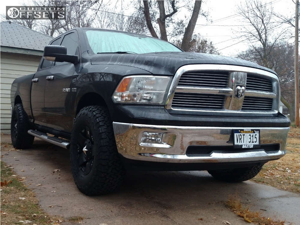 2010 Dodge Ram 1500 with 17x9 -12 XD XD775 and 35/12.5R17 BFGoodrich ...