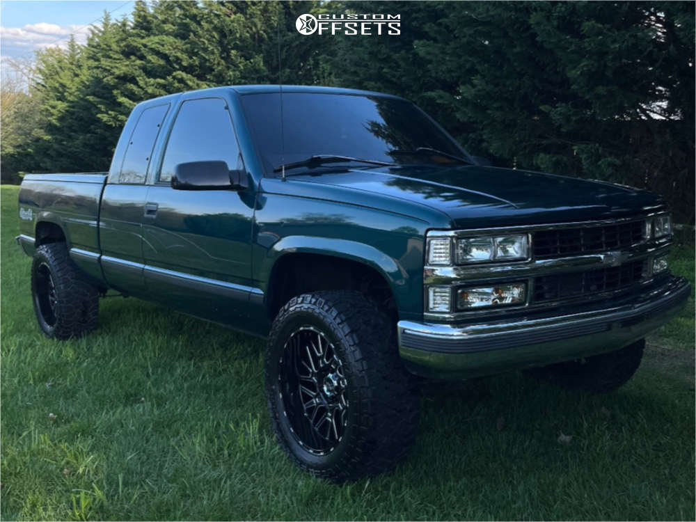 1997 Chevrolet K1500 with 20x10 -25 Vision Brawl and 33/12.5R20 Kenda ...