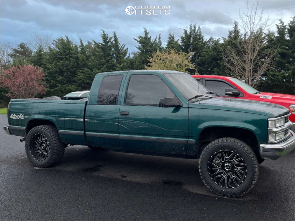 1997 Chevrolet K1500 with 20x10 -25 Vision Brawl and 33/12.5R20 Kenda ...