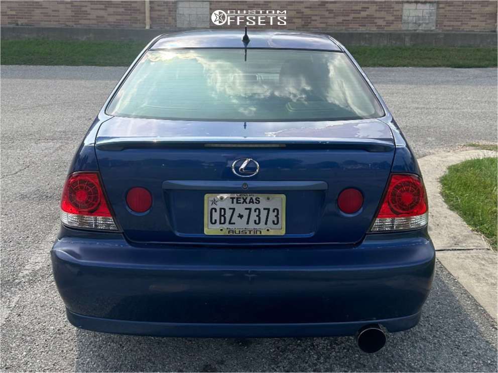2003 Lexus IS300 with 17x8 35 Aodhan Ah02 and 215/45R17 Continental ...