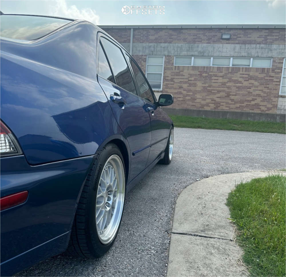 2003 Lexus IS300 with 17x8 35 Aodhan Ah02 and 215/45R17 Continental ...