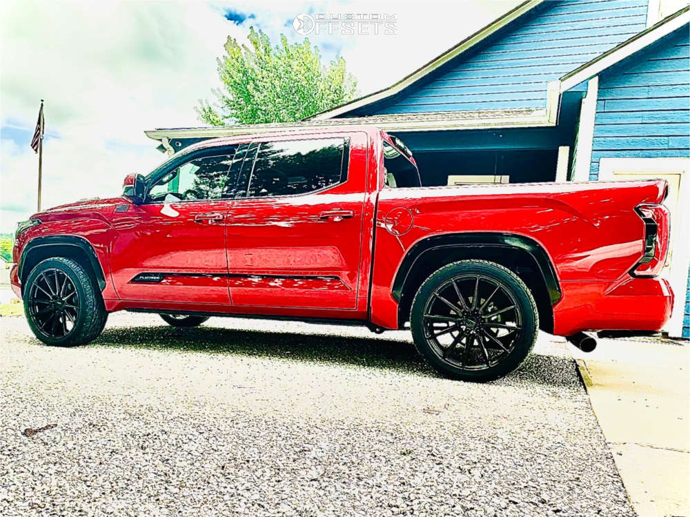 2023 Toyota Tundra with 24x10 25 Vossen Hf6-1 and 285/40R24 Toyo Tires ...