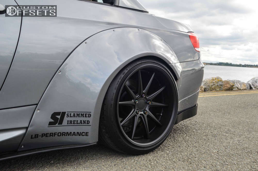 2007 BMW M3 with 19x13 35 Work Gnosis CV201 and 295/35R19 Achilles Atr ...