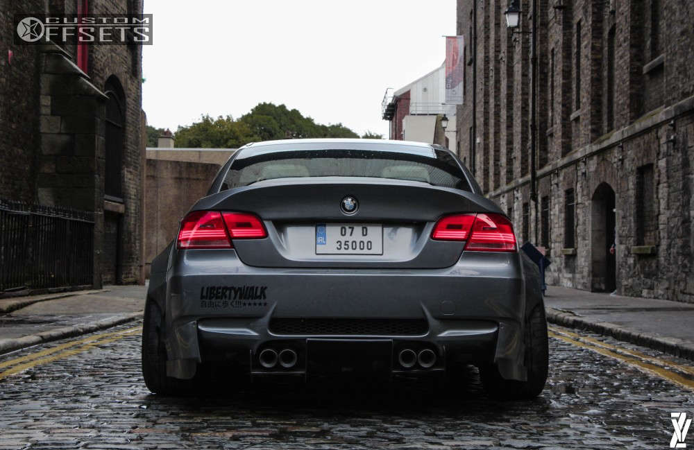 2007 BMW M3 with 19x13 35 Work Gnosis CV201 and 295/35R19 Achilles Atr ...