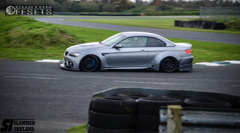 2007 BMW M3 with 19x13 35 Work Gnosis CV201 and 295/35R19 Achilles Atr ...