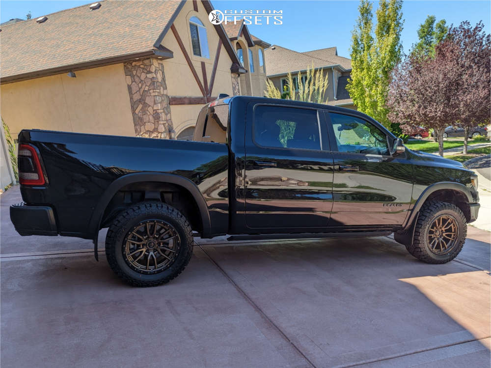 2020 Ram 1500 with 20x9 1 Fuel Rebel 6 and 33/12.5R20 Kenda Klever R/t ...