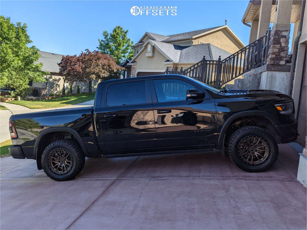 2020 Ram 1500 with 20x9 1 Fuel Rebel 6 and 33/12.5R20 Kenda Klever R/t ...