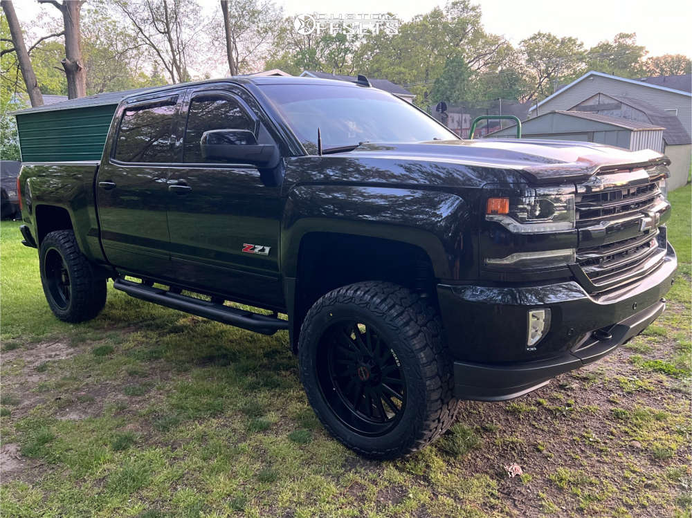 2018 Chevrolet Silverado 1500 with 22x10 -19 Wicked Offroad W936 and ...