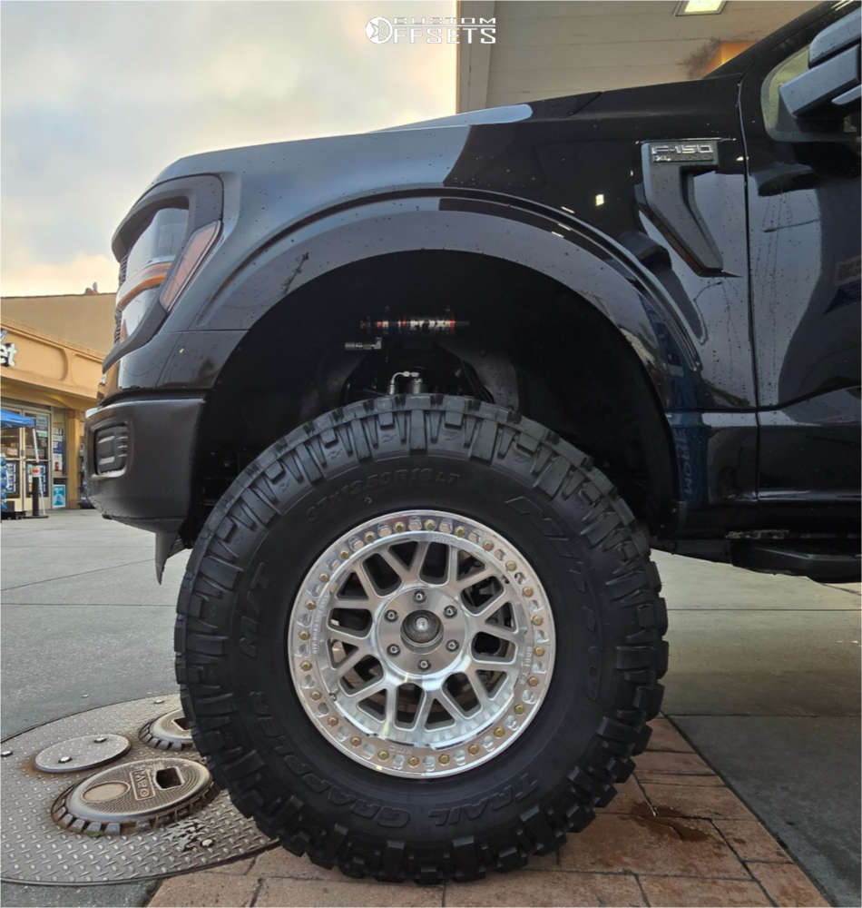 2024 Ford F-150 with 18x9 -24 KMC Km235 and 37/12.5R18 Nitto Trail Grappler and Suspension Lift ...