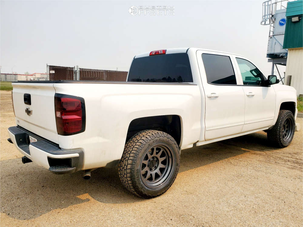 2016 Chevrolet Silverado 1500 with 20x10 -18 Method Mr316 and 275/55R20 ...