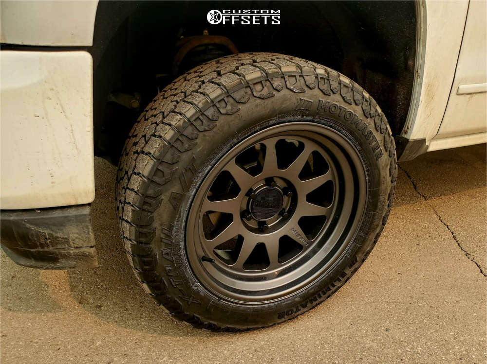 2016 Chevrolet Silverado 1500 with 20x10 -18 Method Mr316 and 275/55R20 ...