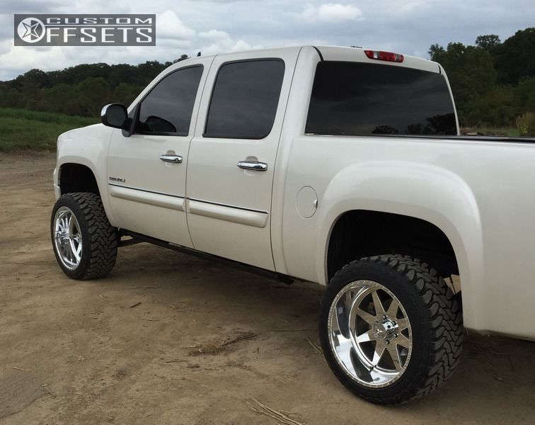 2011 GMC Sierra 1500 with 22x12 -44 American Force INDEPENDENCE SS and ...