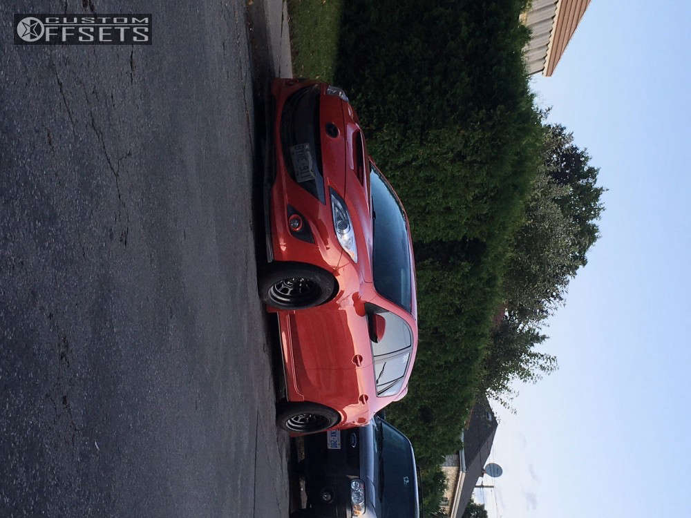 2010 Mazda MazdaSpeed3 with 16x8 -6 Pro Comp 52 and 205/55R16 Pirelli ...