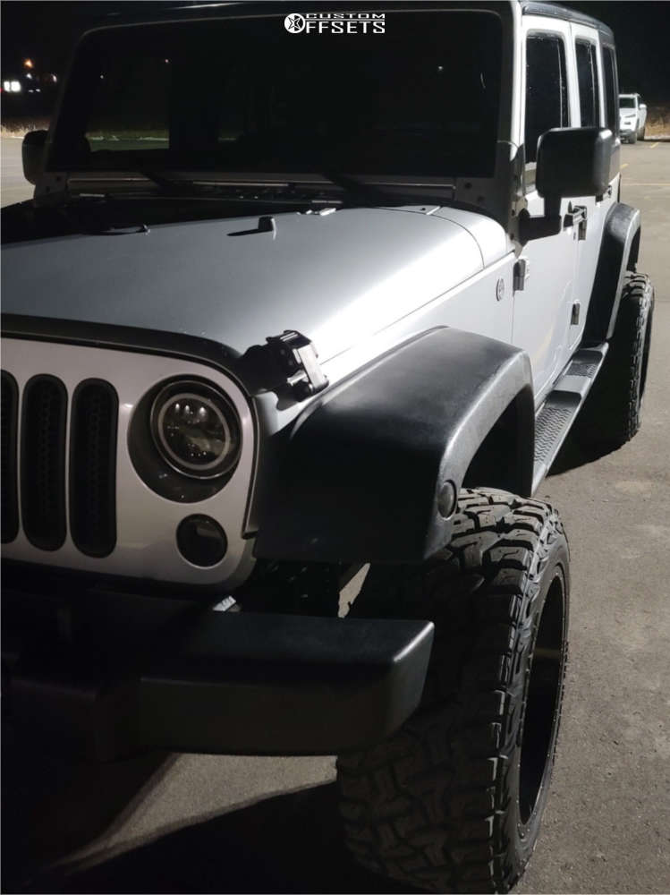 2012 Jeep Wrangler with 20x12 -44 Karma Offroad K25 and 33/12.5R20 Predator New Mutant X-RT and ...