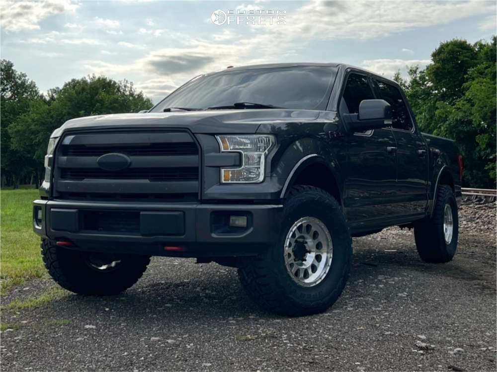 2015 Ford F-150 with 17x8.5 0 Method Mr315 and 35/12.5R17 Toyo Tires Open Country R/t and ...