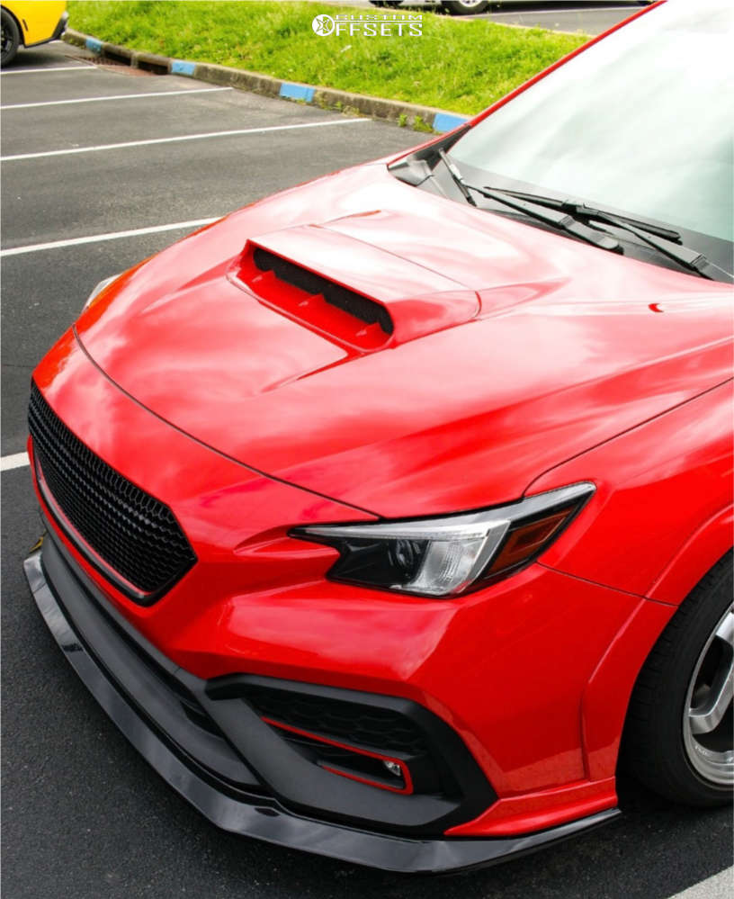 2022 Subaru WRX with 18x9.5 38 AVID1 Av6 and 245/40R18 Toyo Tires ...