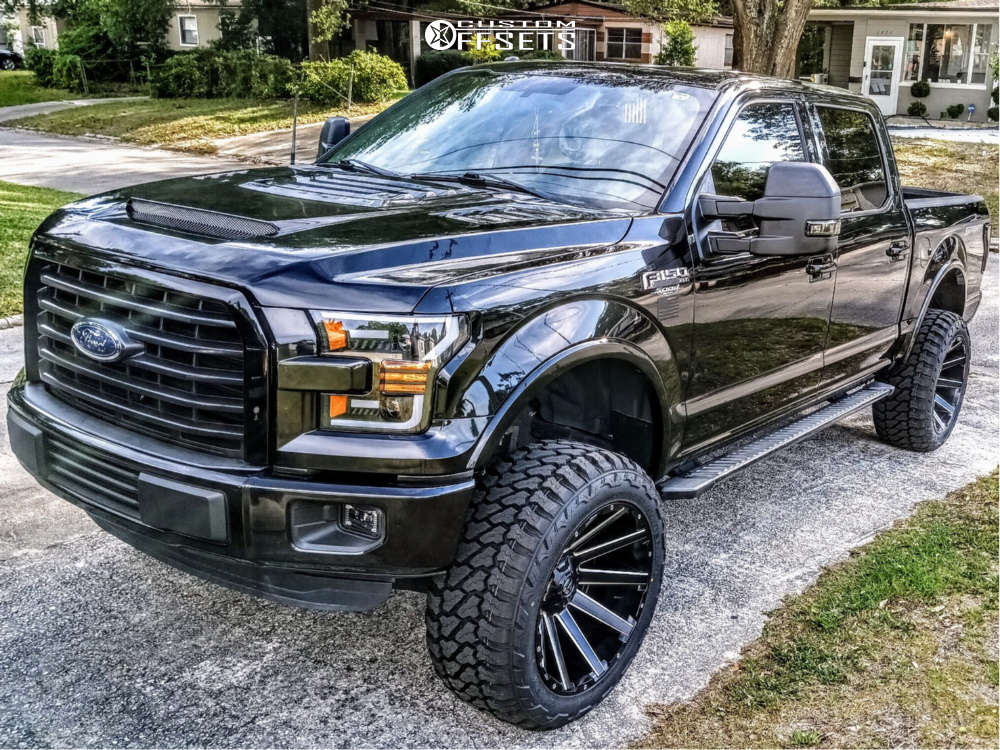 2015 Ford F-150 with 22x12 -43 Fuel Contra and 35/13.5R22 Fury Offroad ...