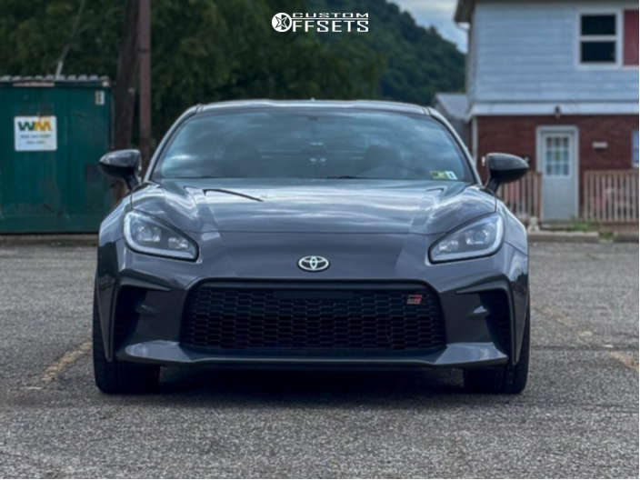 2022 Toyota GR86 with 18x8.5 45 Enkei Triumph and 235/40R18 Nitto Nt555 ...