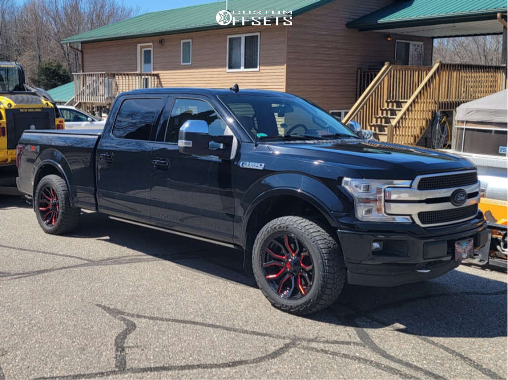 2018 Ford F-150 with 20x9 1 Fuel Rage and 275/55R20 Falken Wildpeak ...
