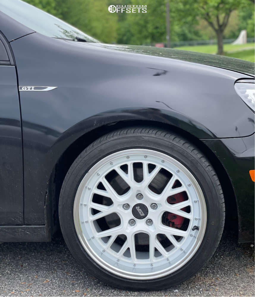 2013 Volkswagen GTI with 18x8.5 30 ESR Cs11 and 225/40R18 Toyo Tires ...