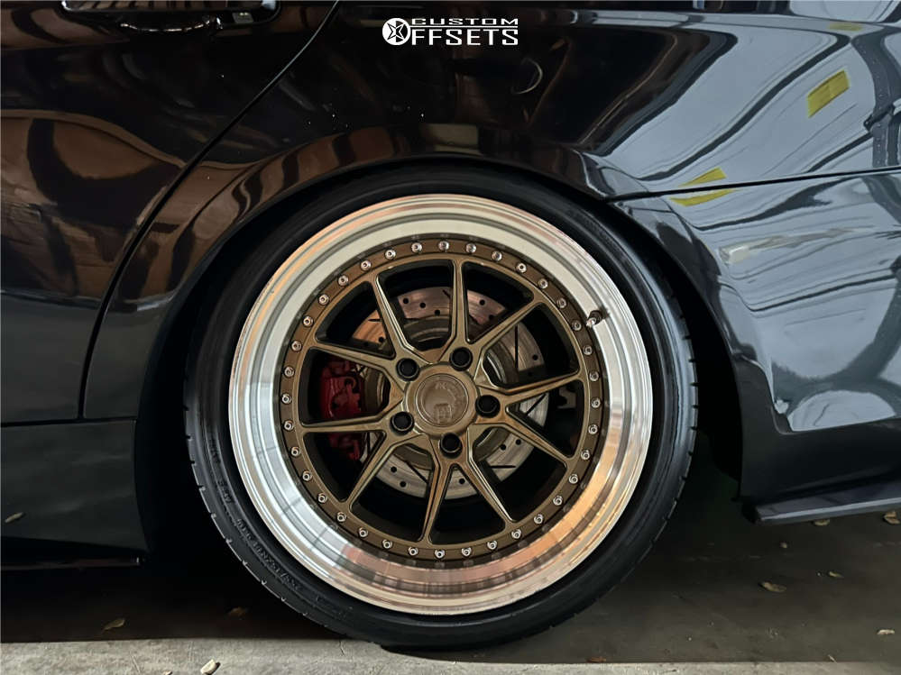 2009 BMW 328i with 18x8.5 35 Aodhan Ds08 and 225/40R18 Arroyo Grand ...