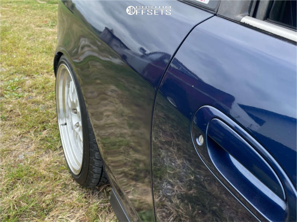 2002 Acura RSX with 18x8.5 30 ESR Sr01 and 215/40R18 Yokohama Advan ...