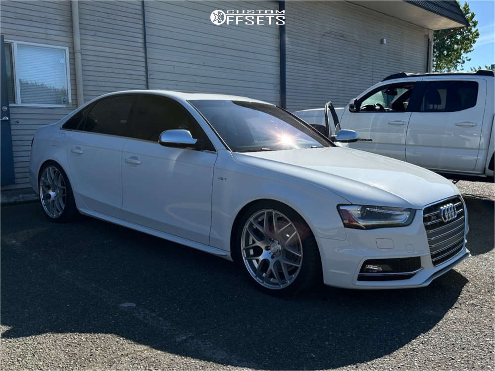 2015 Audi S4 with 19x8.5 35 MRR Uo2 and 245/35R19 Continental Extremecontact Dws06 Plus and ...