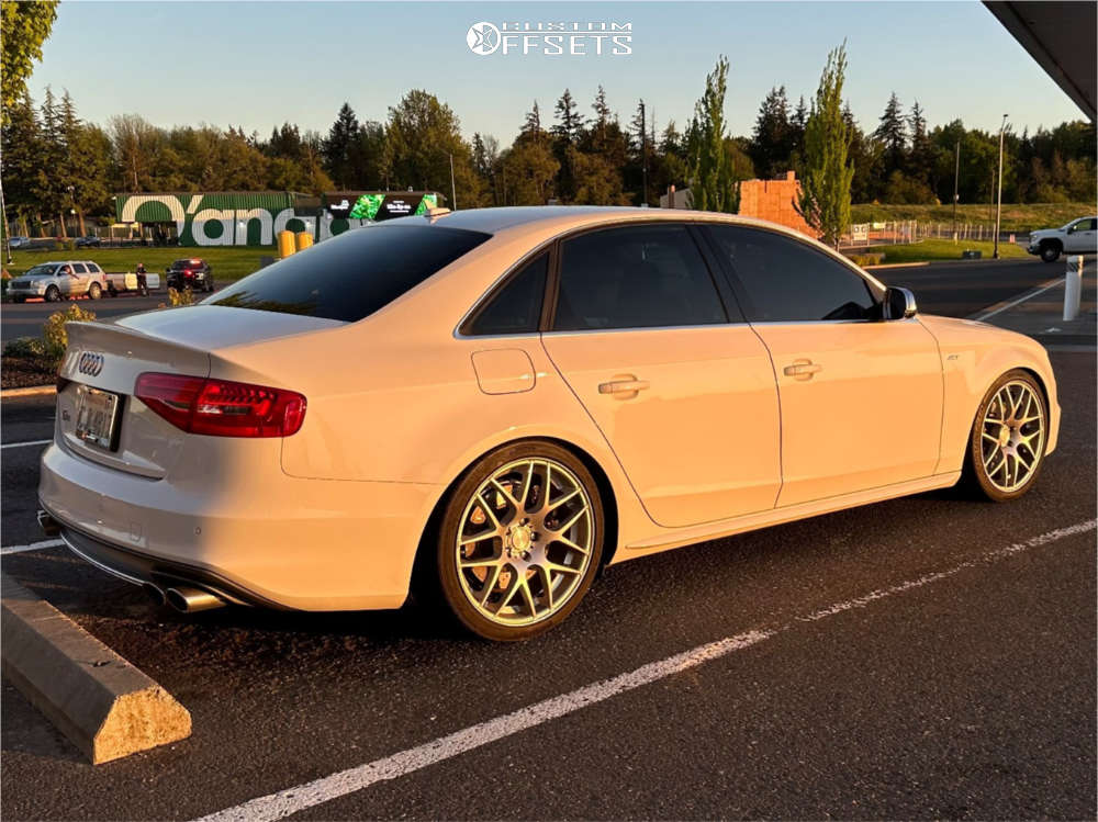 2015 Audi S4 with 19x8.5 35 MRR Uo2 and 245/35R19 Continental Extremecontact Dws06 Plus and ...