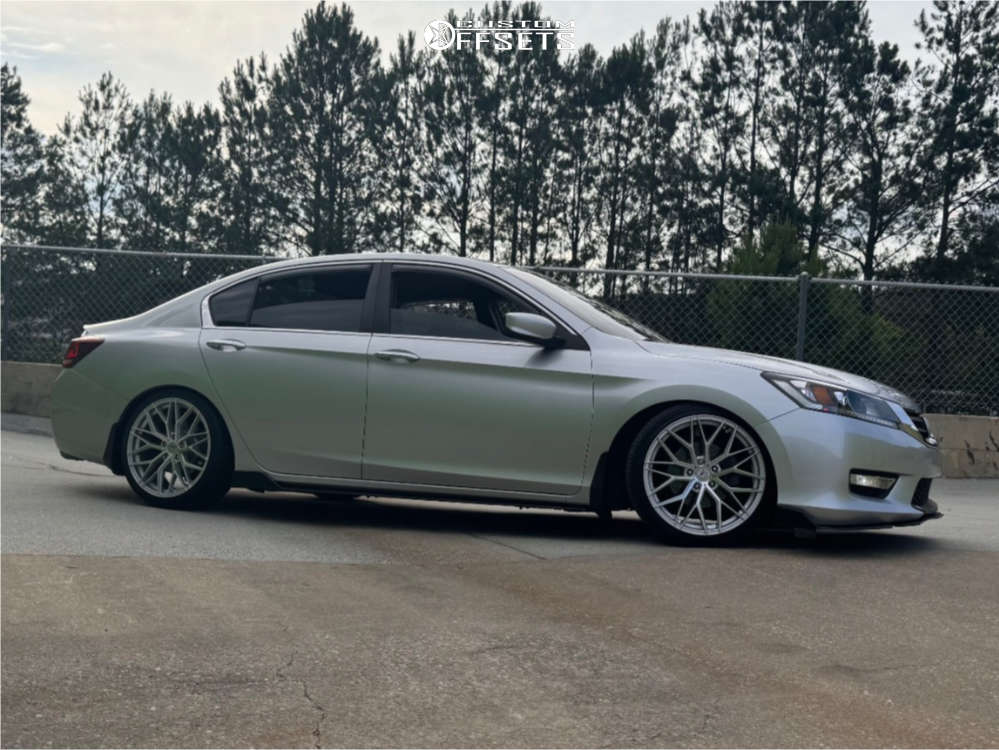 2013 Honda Accord with 19x8.5 35 Defy D07 and 235/35R19 Zenna Argus Uhp ...