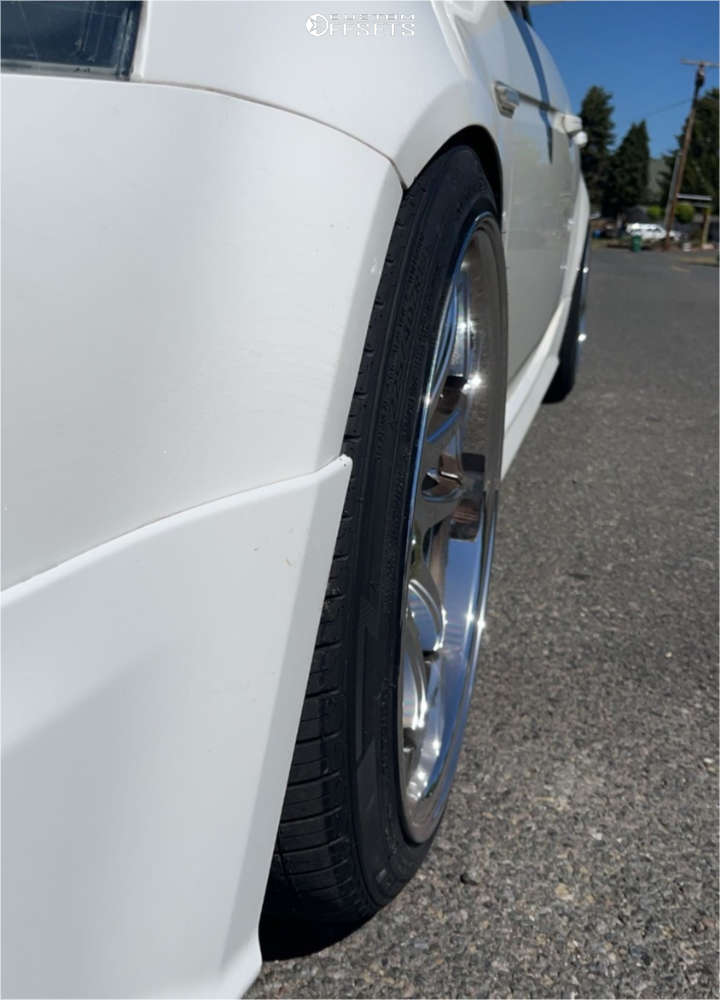 2004 Acura TL with 18x9.5 15 Aodhan Ds02 and 225/40R18 Laufenn S Fit As ...