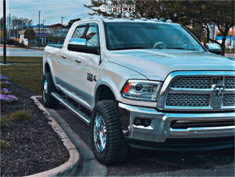 2017 Ram 2500 with 20x10 -19 Hostile H131 and 33/12.5R20 Radar Renegade ...
